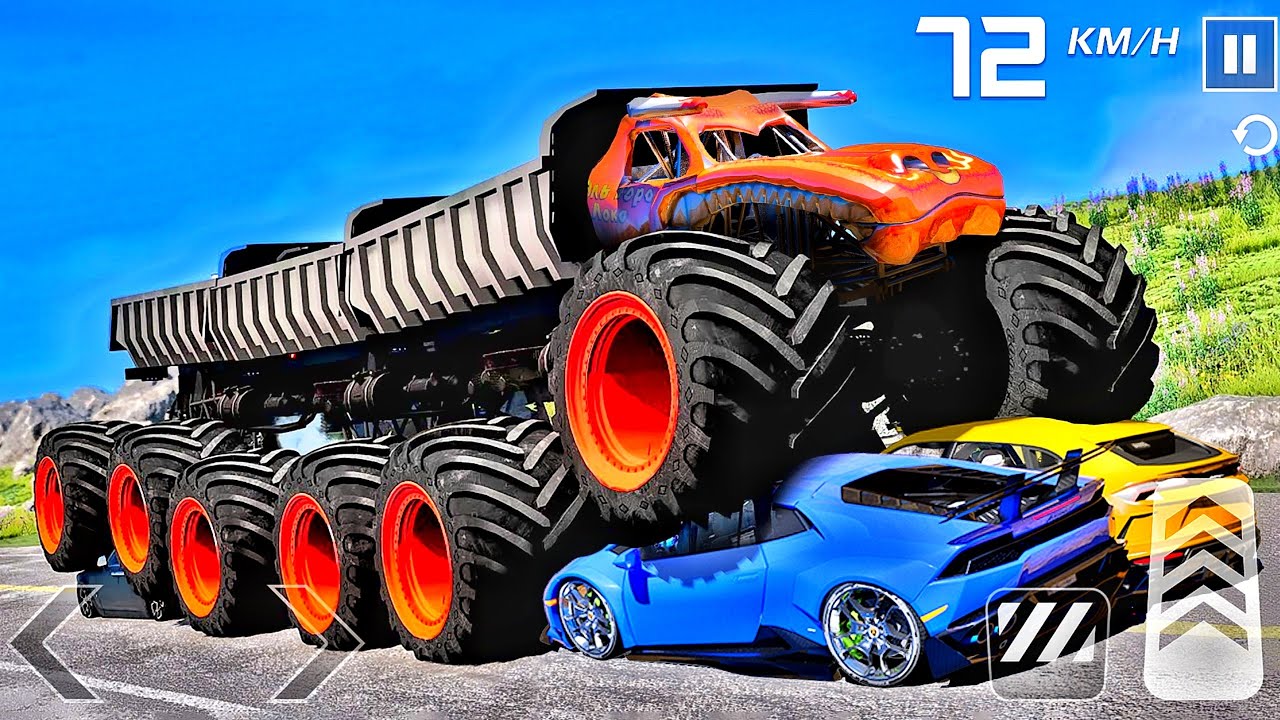 Monster Truck Game 3D | Mega Ramp Extreme Racing | Impossible Stunts ...