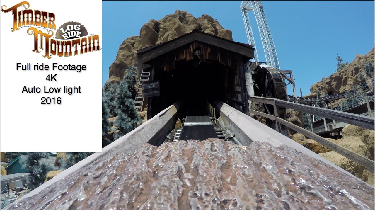 Timber Mountain Log Ride at Knott's Berry Farm [4K] - YouTube