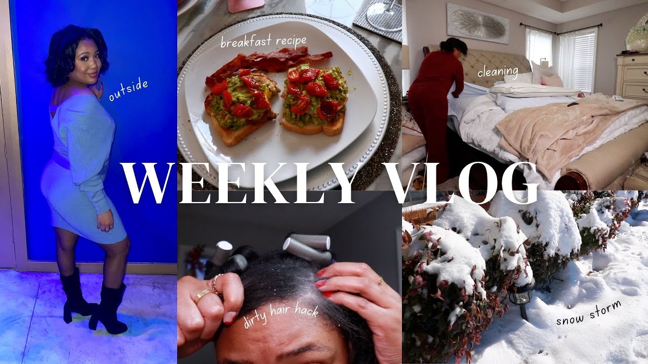 VLOG: Influencer Day in the Life + Edit With Me + Snow Storm + Bday fun ...