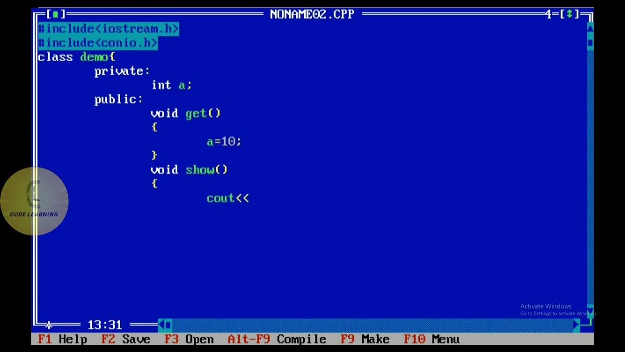 C Class Codelearning Youtube