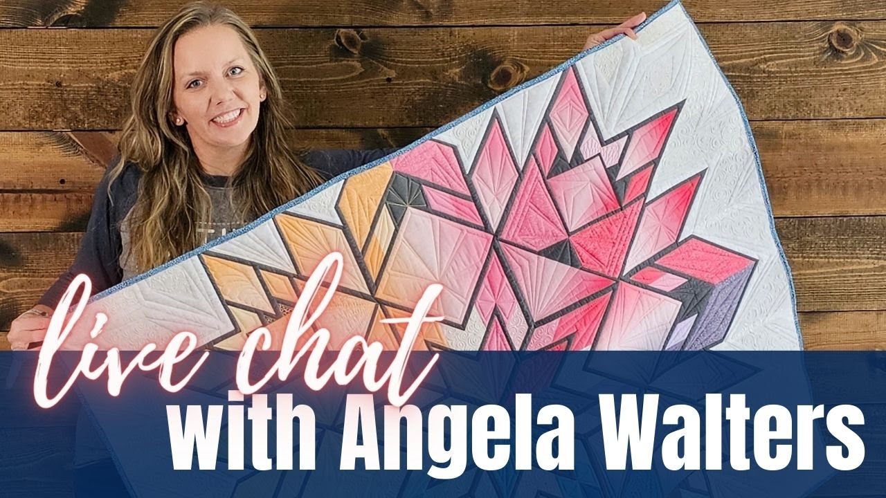 Dot to Dot Free-motion Challenge Quilting Along -Live Chat with Angela ...
