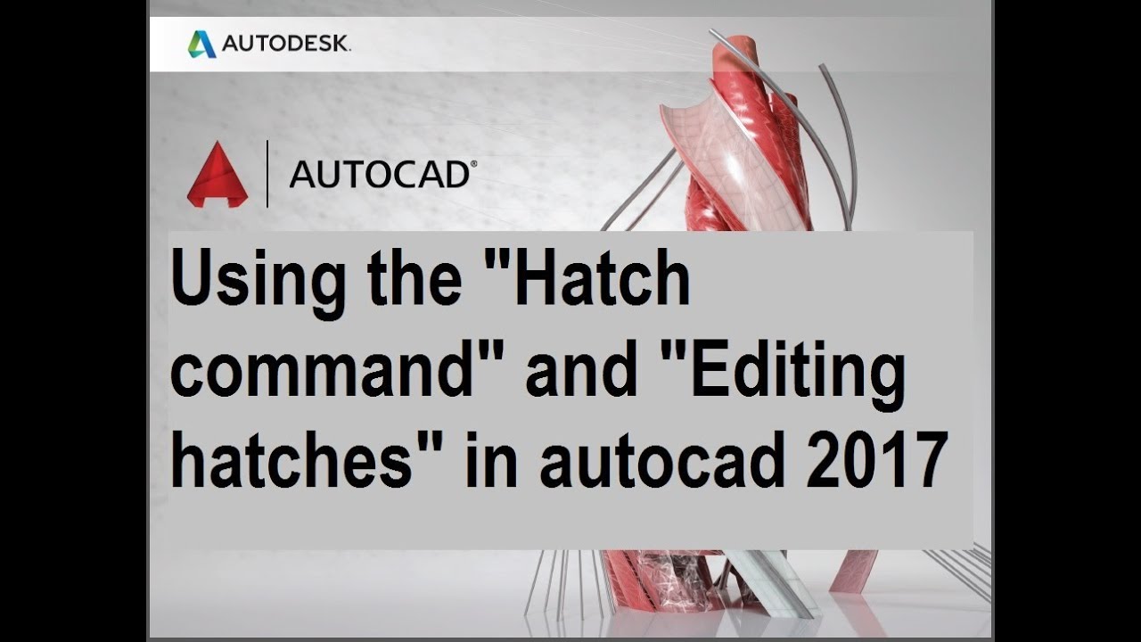 Using The Hatch Command And Editing Hatches In Autocad 2018 Youtube