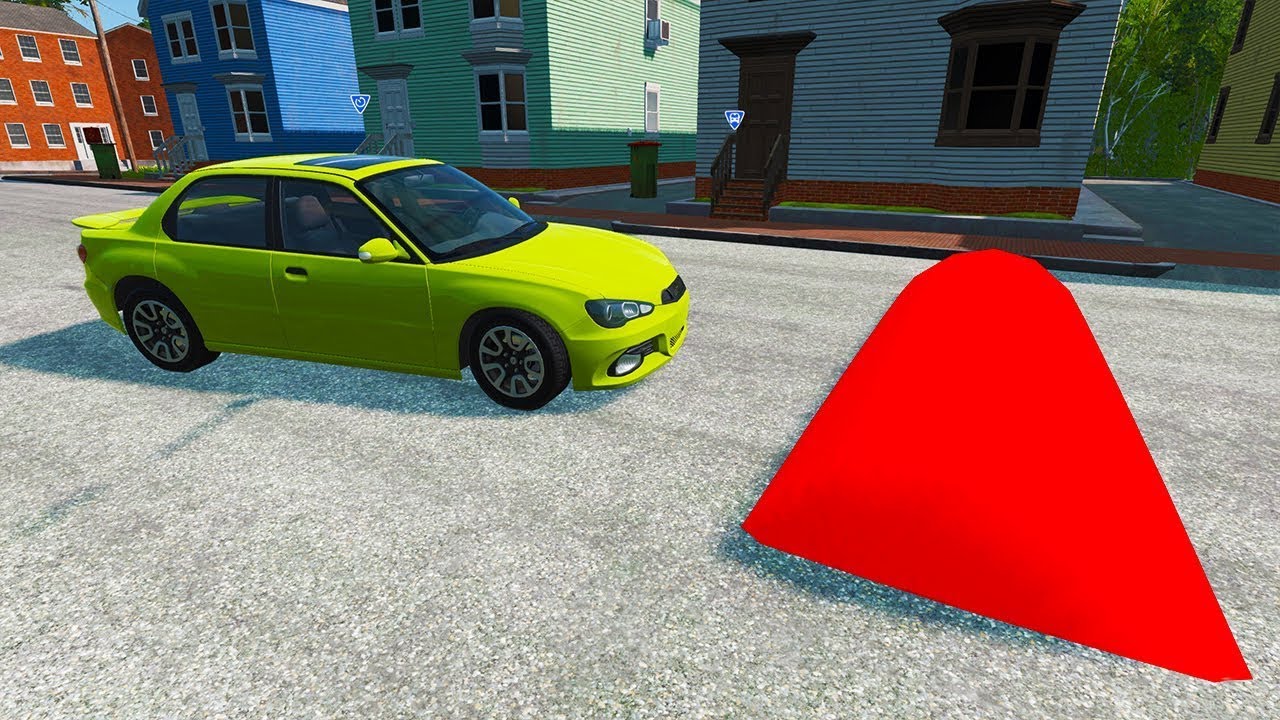 Cars Vs Massive Speed Bumps #416 - YouTube