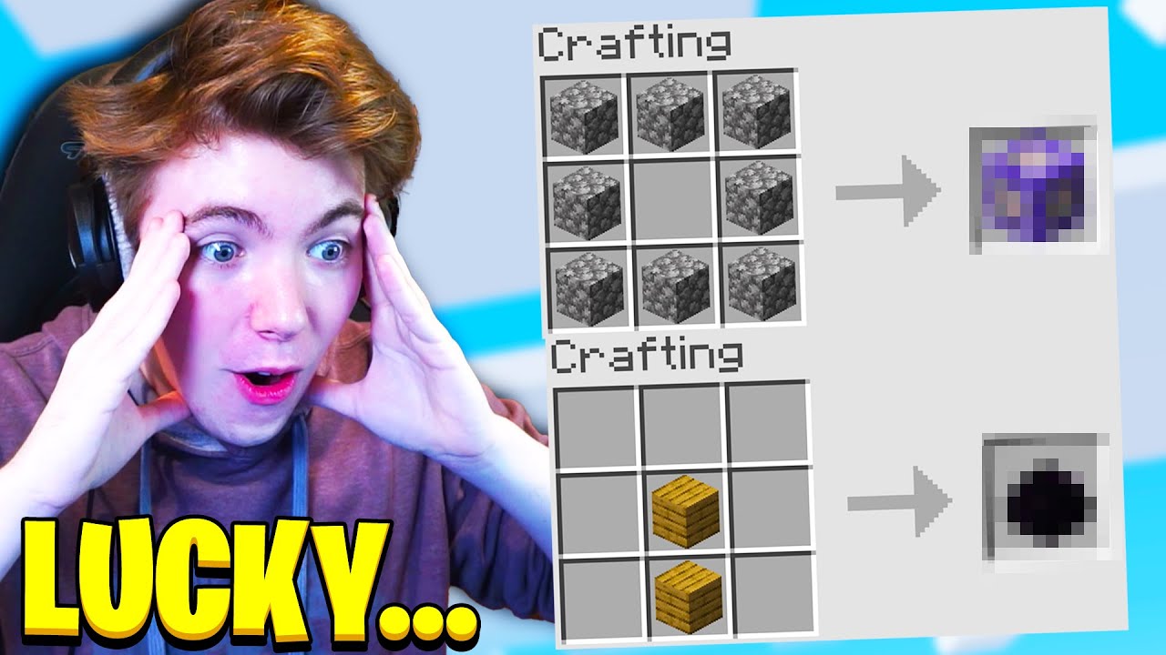 I Got A SUPER RARE Item... (Minecraft Randomized Crafting #2) - YouTube