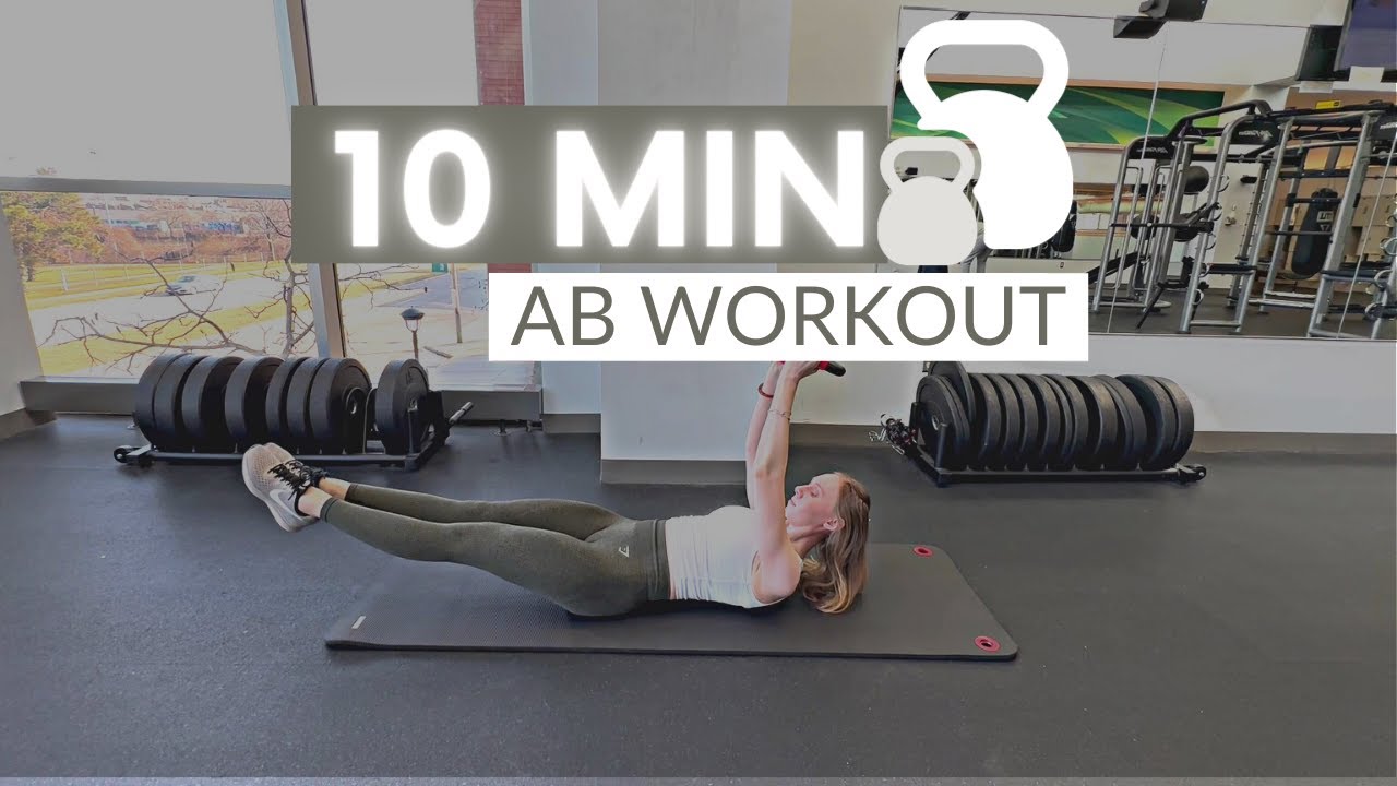 10 min ABS & Core for swimmers with KETTLEBELL - YouTube
