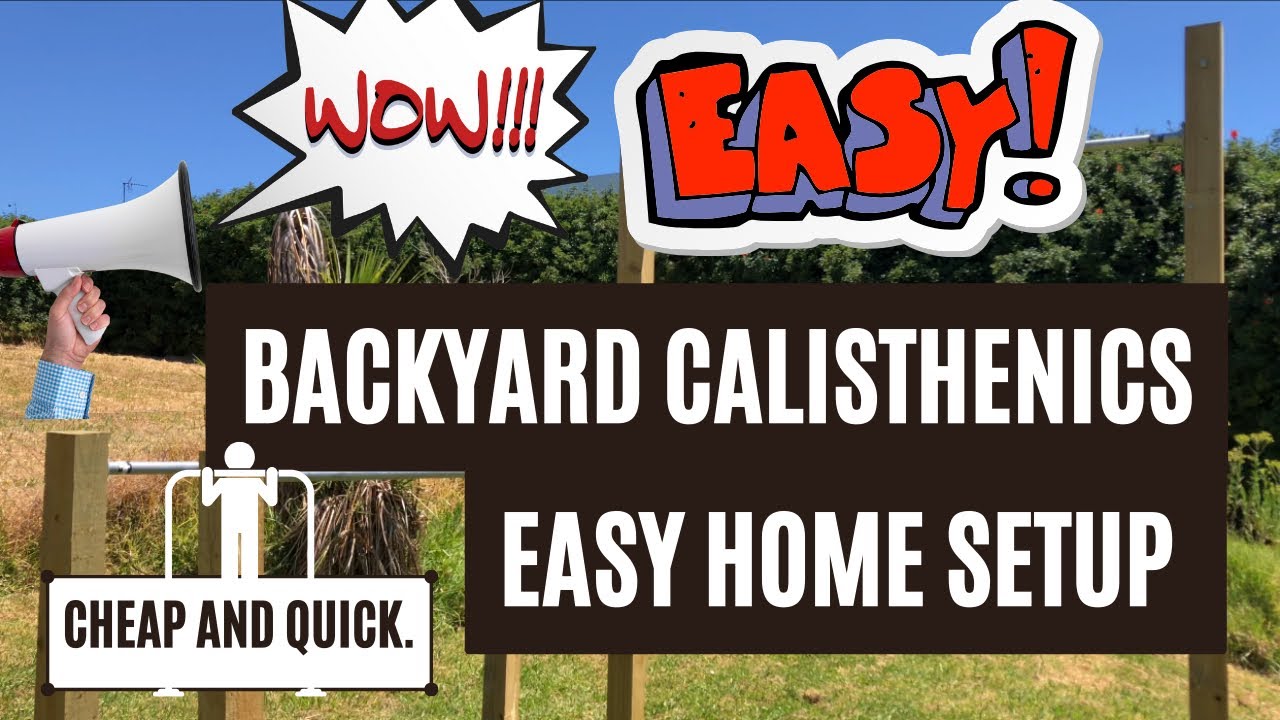 BACKYARD GYM DIY | Easy and Cheap Calisthenics Station (Pull up, Dip ...