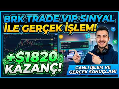 Golden Zone VIP Sinyal ile Yaptığım Canlı İşlem! | Gerçek Sonuçlar ( 1820$ )
