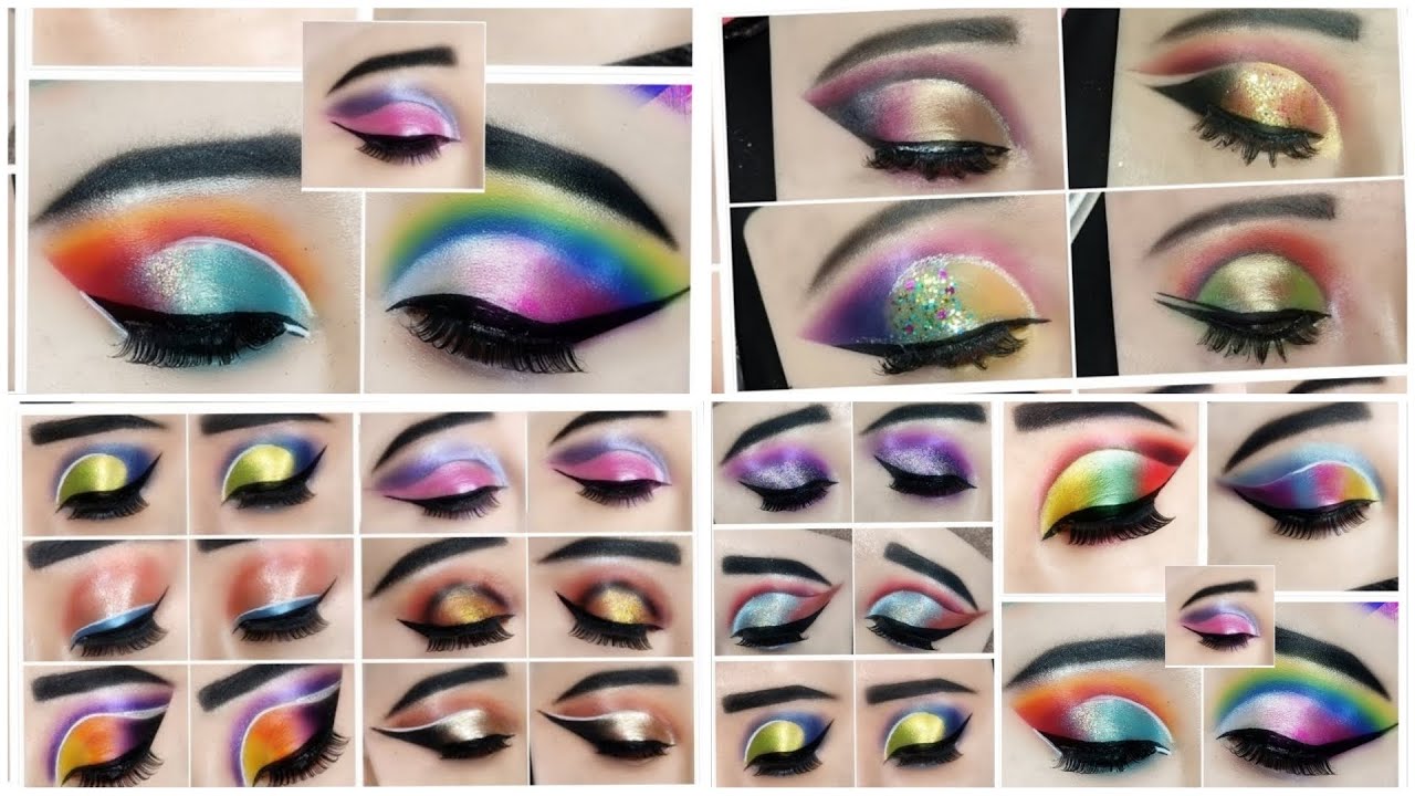 18 Easy eye makeup tutorial for beginners 😍| the beautician - YouTube