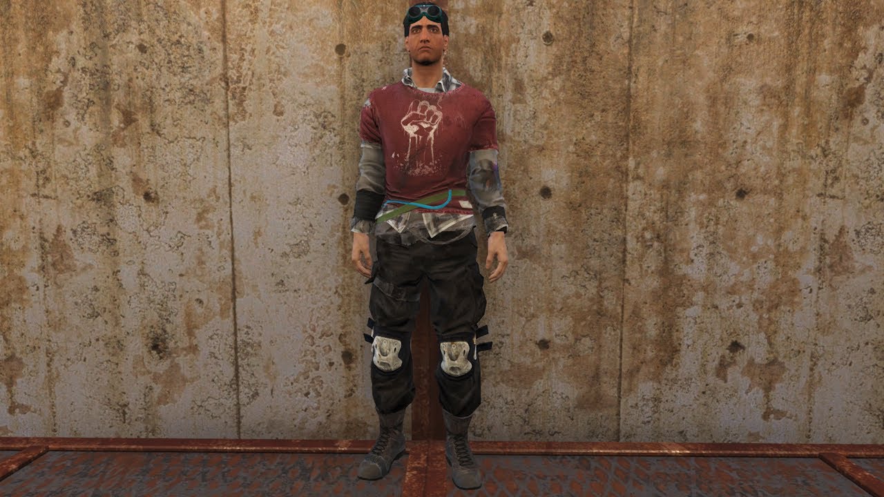Fallout 4 - Dying Light Rahim Outfit - YouTube
