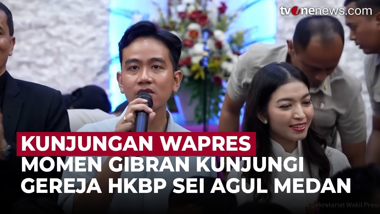 Kunjungi Gereja HKBP Sei Agul Medan, Gibran Sampaikan Salam dari Presiden Prabowo | OneNews ...