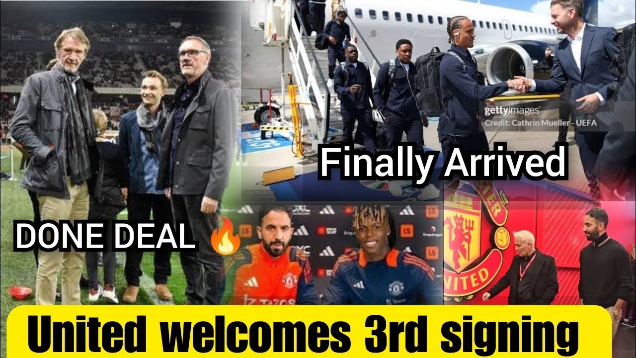 🔥💯BREAKING: MANCHESTER UNITED’S FIRST SIGNING OF THE WEEK ARRIVES 🔥💯 ...