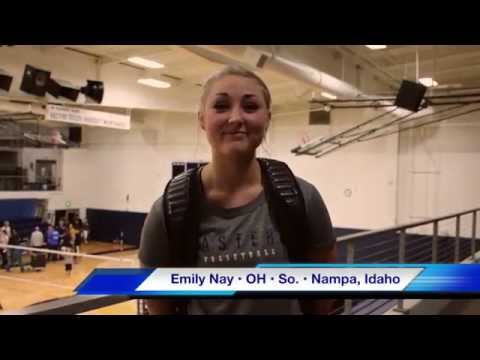 #7 EOU Volleyball Post-Match Interview: Emily Nay (SOU) - YouTube