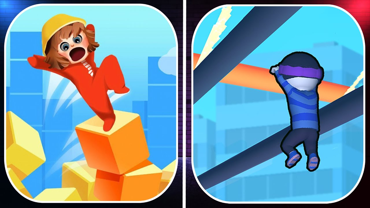 Roof Rails 🆚 Cube Sufer! Max Level Mobile Gameplay Walkthrough Update ...