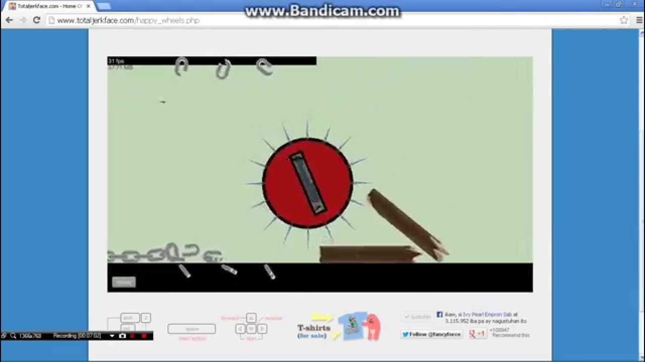 (Happy Wheels#1)-Destructive Ball - YouTube