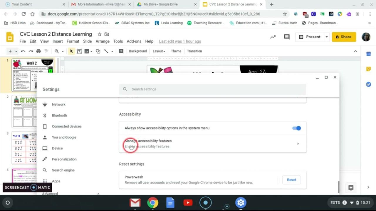 Enable Text to Speech and Speech to text on Chromebook - YouTube
