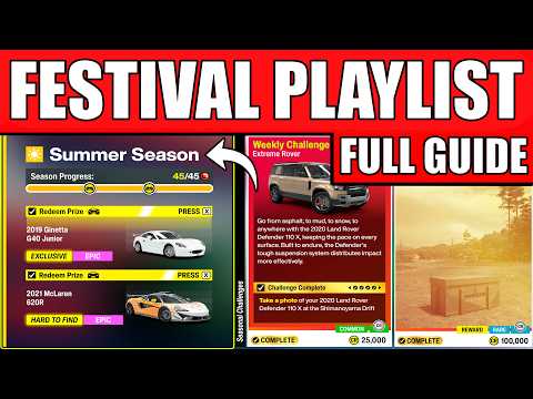 Forza Horizon 6 Festival Playlist Summer Season - FULL GUIDE! & All Rewards (Series 5)
