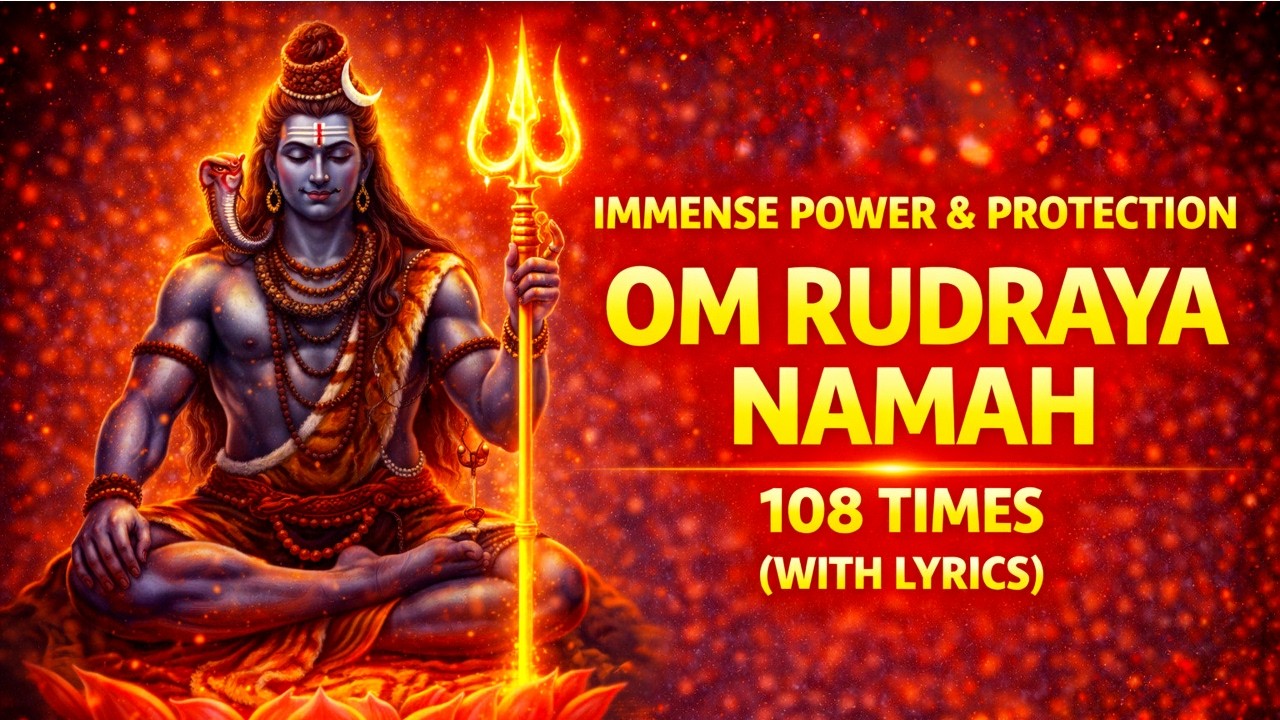 Powerful Rudra Mantra 108 Times | Om Rudraya Namah | Rudra Mantra for ...