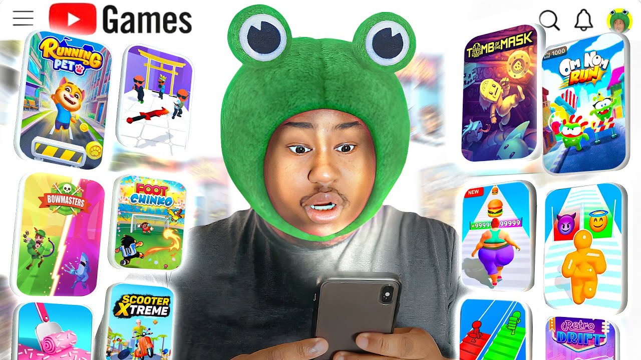 I Played Every YouTube Game Ever.. - YouTube