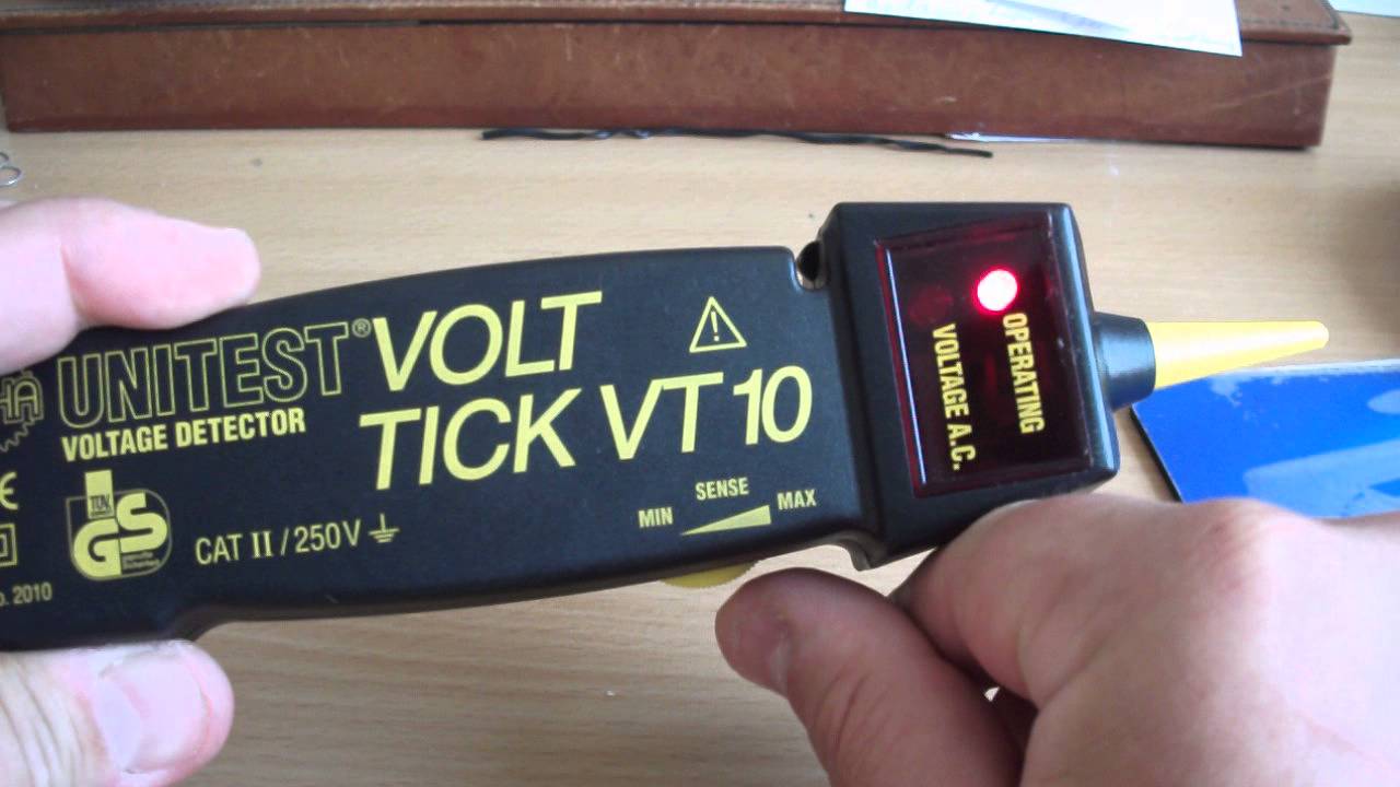 Funktionstest Spannungstester Unitest Volt Tick VT10 von BEHA - YouTube
