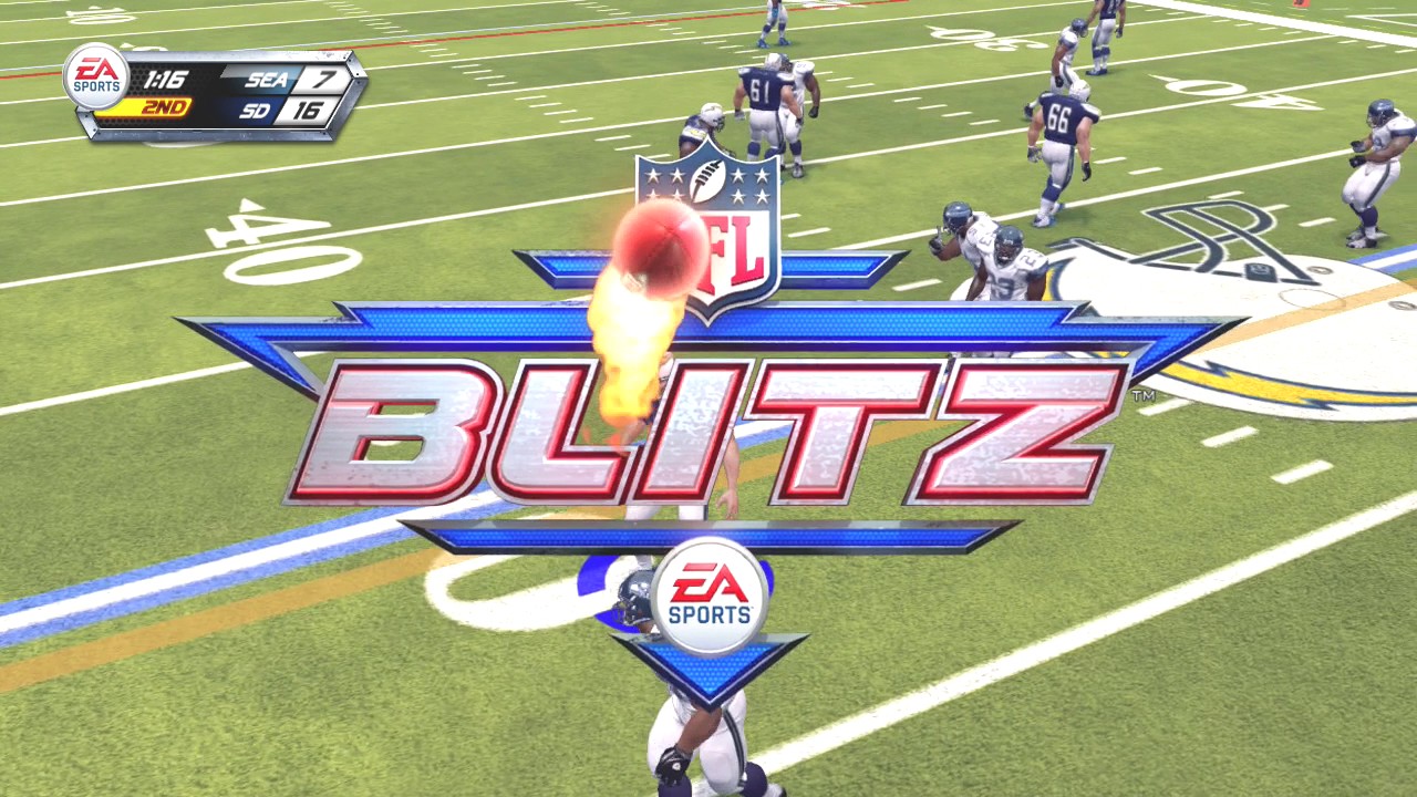 nfl blitz gameplay-seahawks vs charger xbox 360 - YouTube
