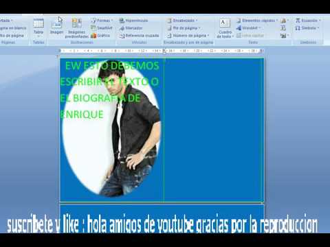 COMO HACER UNA REVISTA EN WORD PARA WINDOWS XP,7,8,10 /2015/ - YouTube