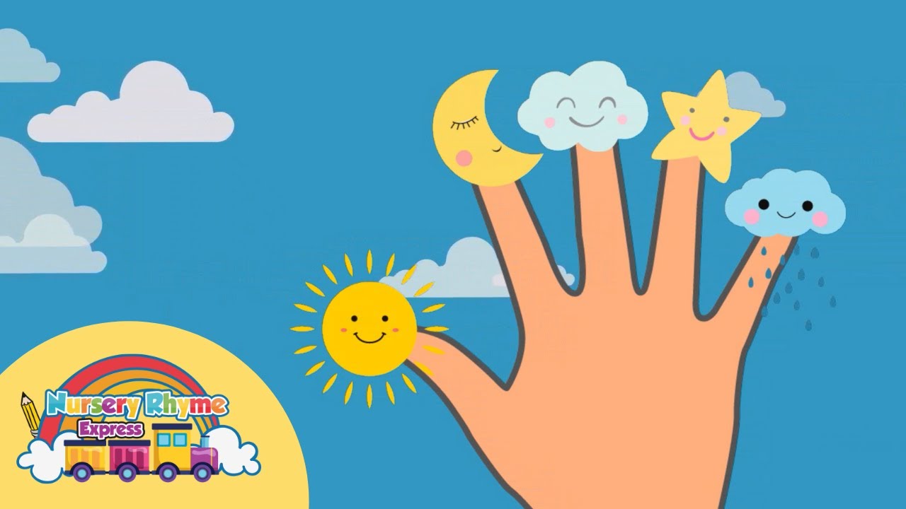 🎵 WEATHER FINGER FAMILY 🎵 FUN Kids Nursery Rhyme 🎵 Children Songs # ...