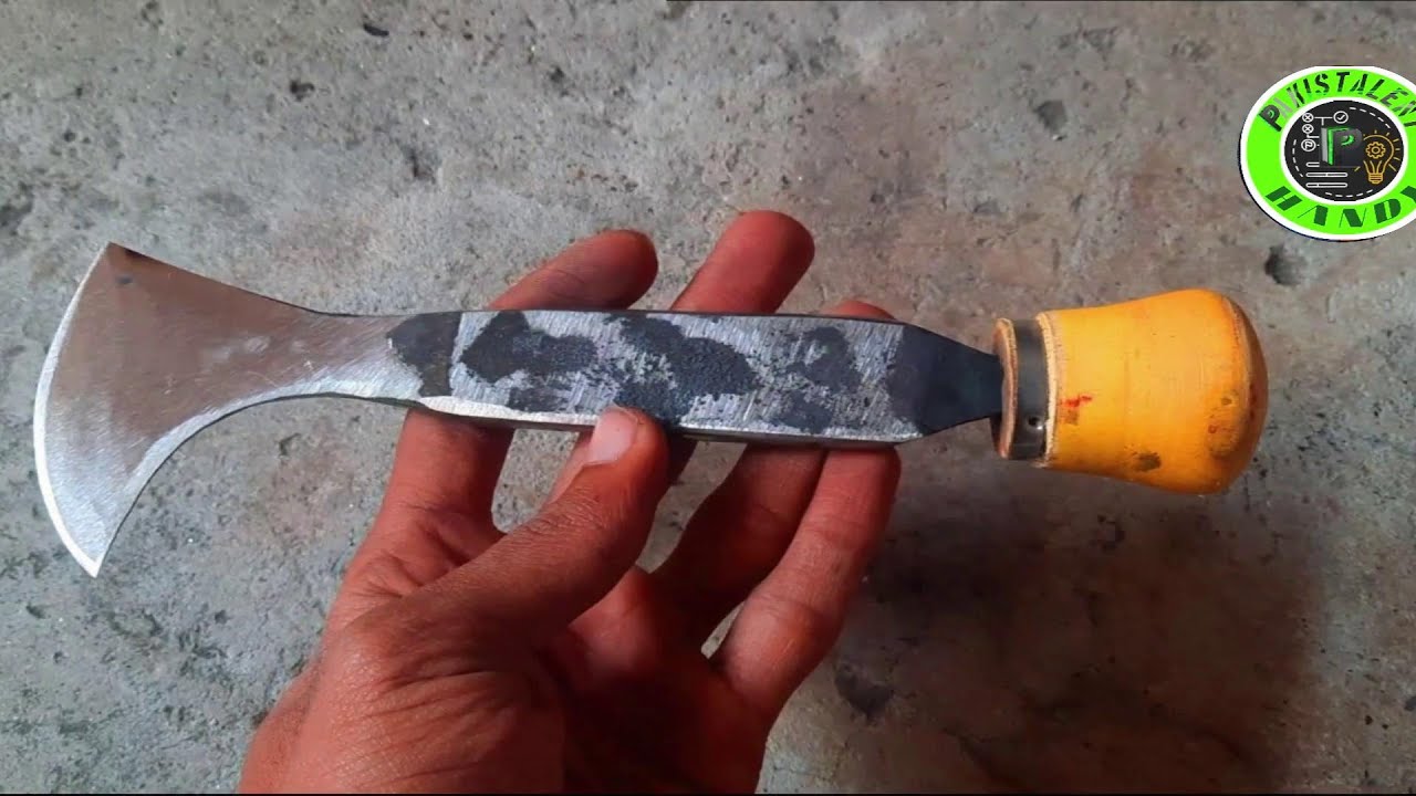 Making a Quarter moon knife | Craftsmen knife - YouTube