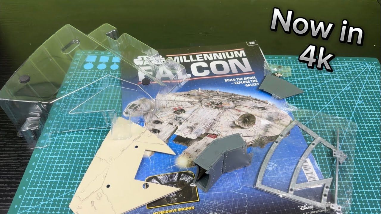 Build the Star Wars millennium falcon pack 6 issue 26#starwars# ...