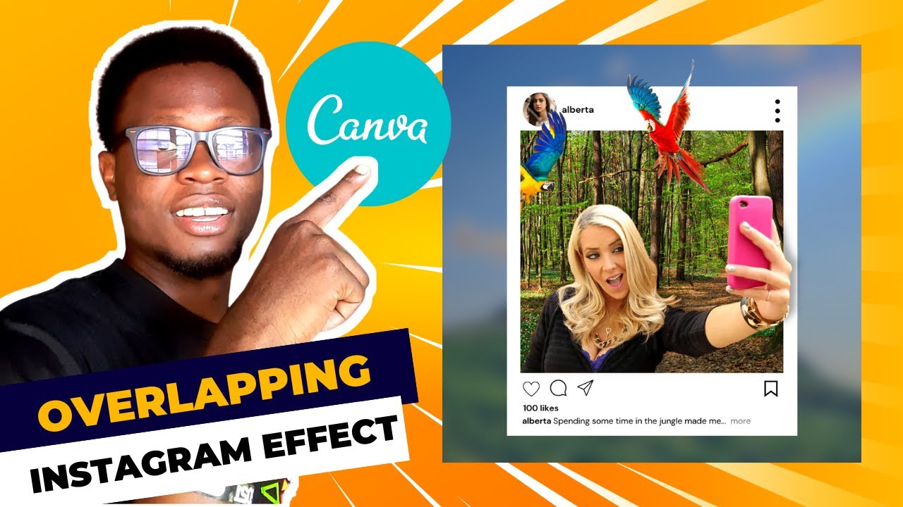 Pop Up Instagram Design in Canva - African Geek | Canva Tutorial - YouTube