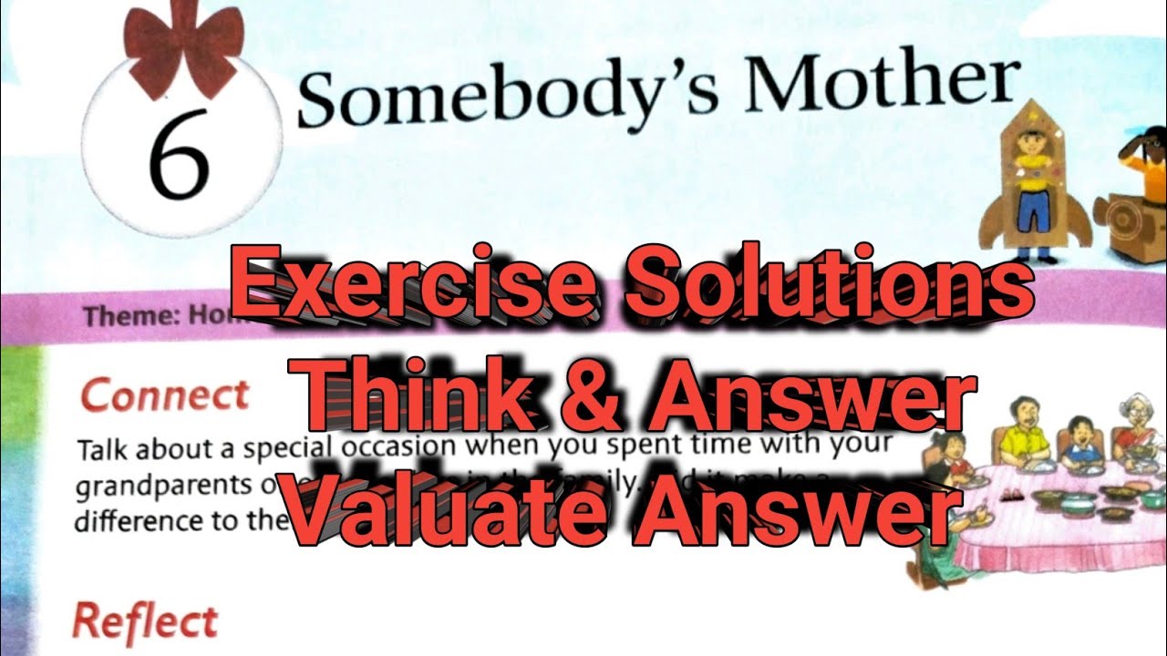 Somebodys Mother question answer l New Images Next Class 7 - YouTube