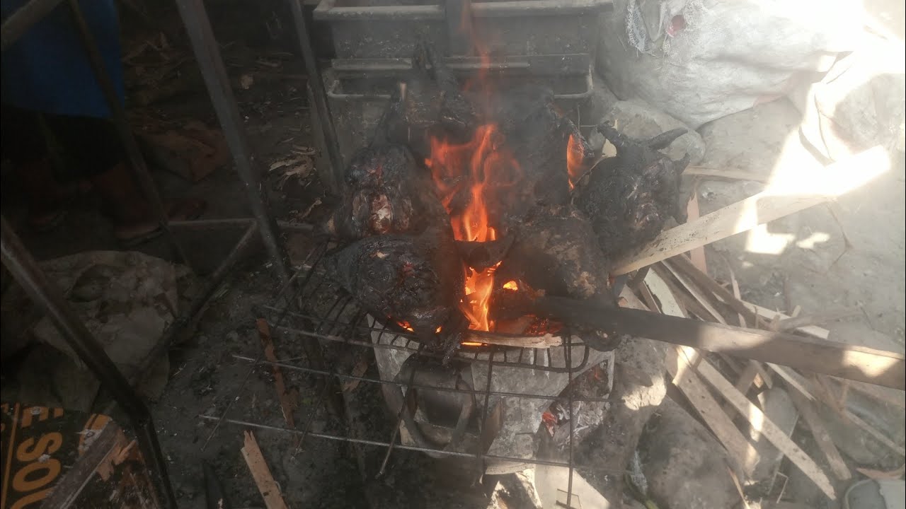 ROASTED GOAT'S HEAD//Taking you through the roasting process //Kenya's ...