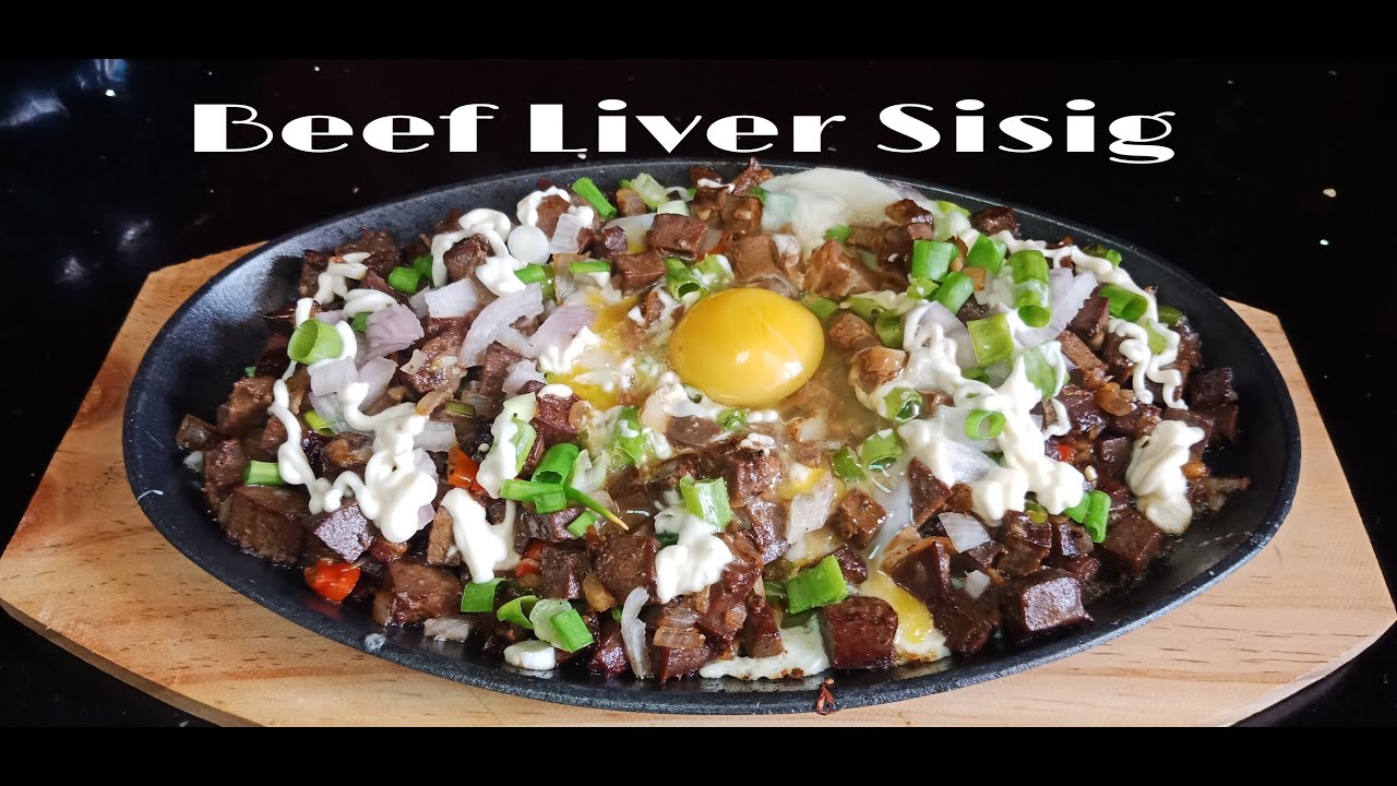 Beef liver Sisig #Easy - YouTube