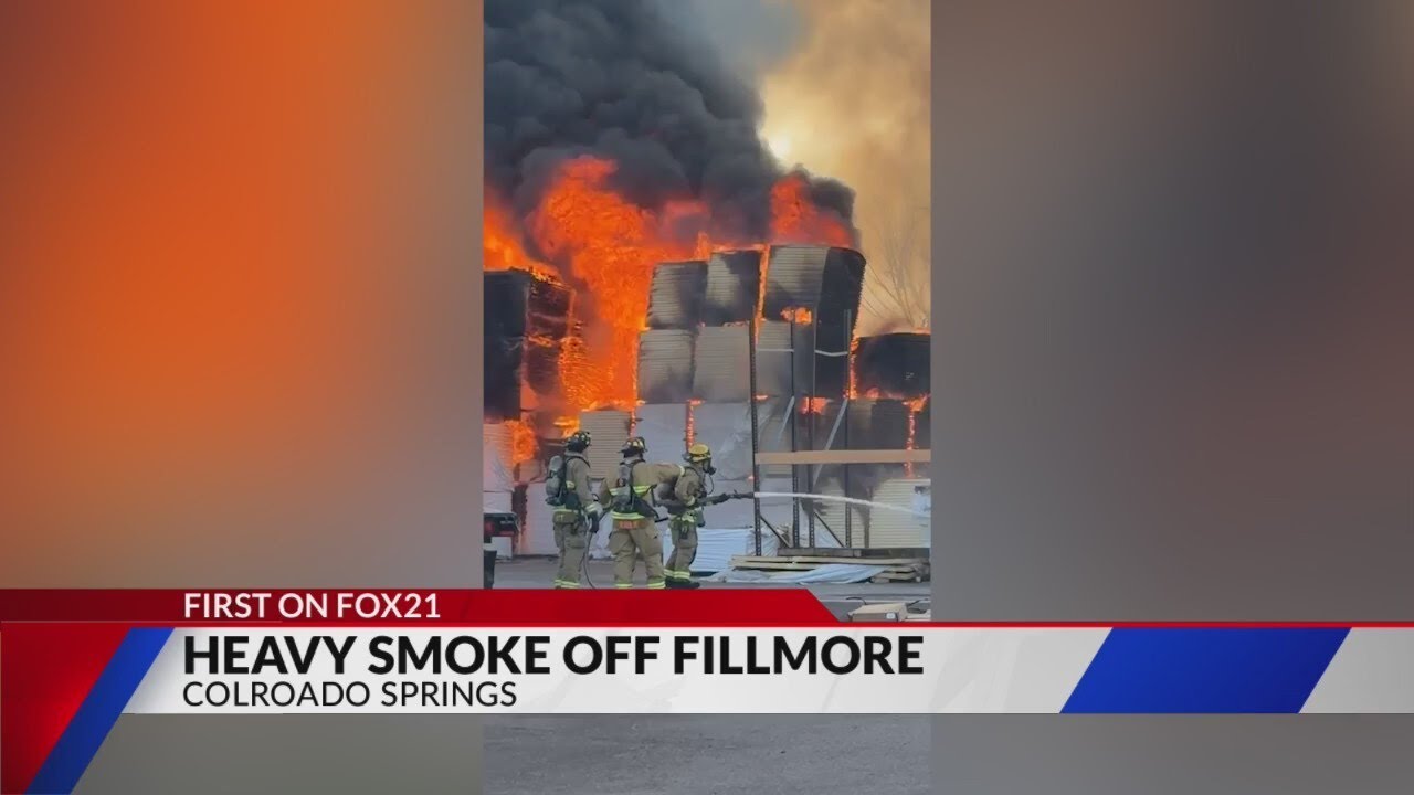 Heavy smoke off Fillmore from 2-alarm structure fire - YouTube