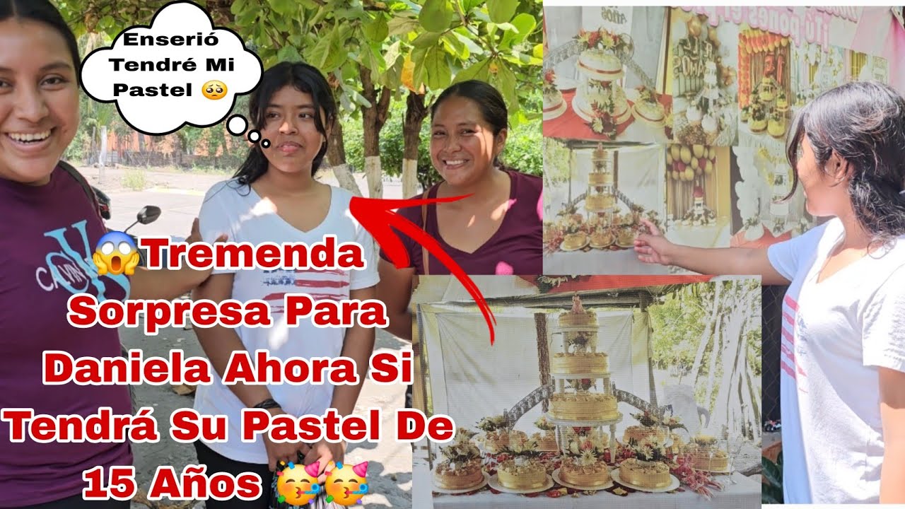 😱Daniela No Lo Podía Creer Desde 🇺🇸 Le Padrinan El Pastel De 15 Años 🥳🥳 ...