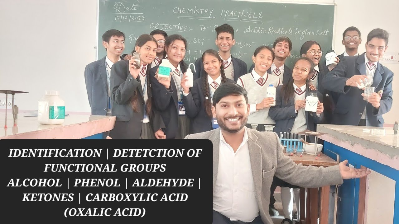 FUNCTION GROUP DETETCTION /ANALYSIS | ALCOHOL | PHENOL | ALDEHYDE ...