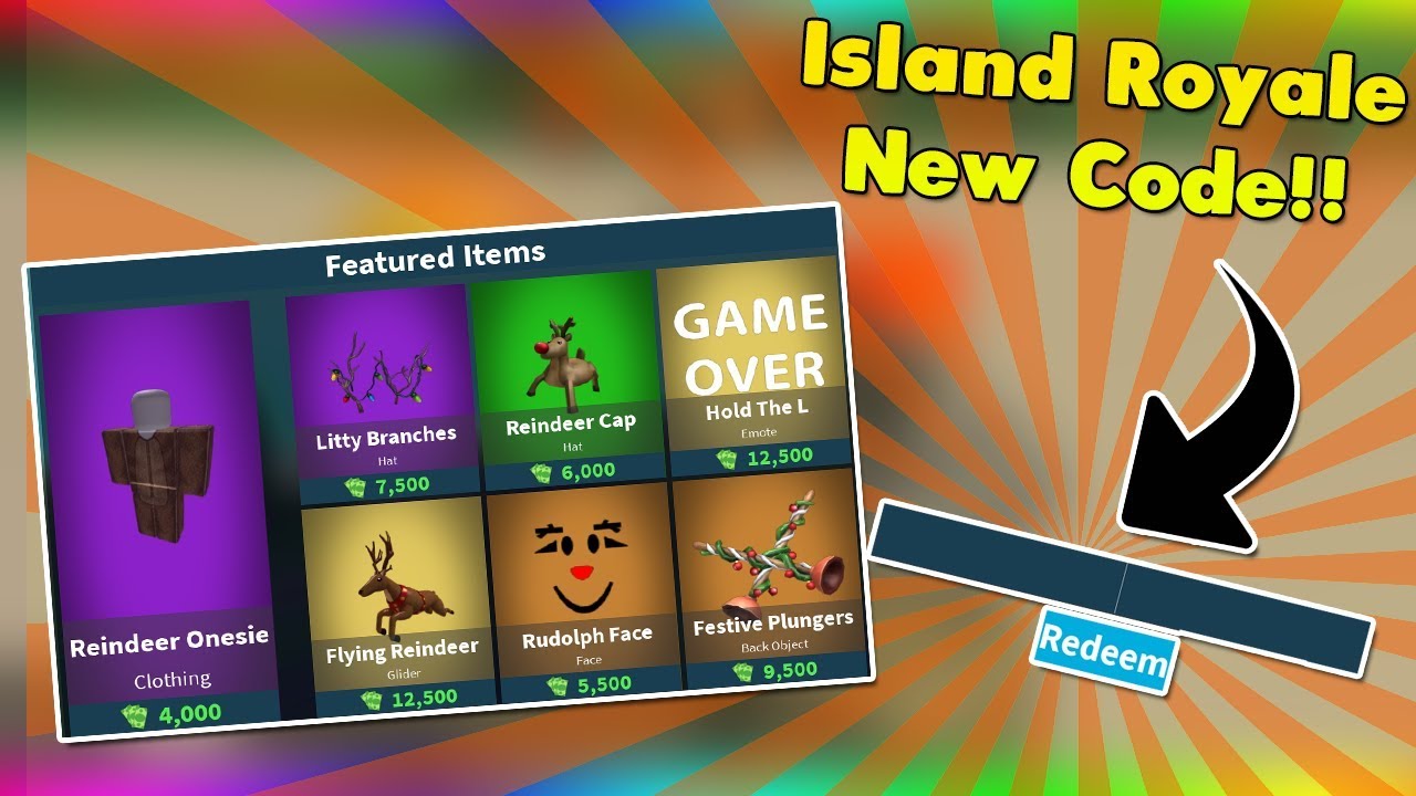 *New Codes* New Items | Traps Coming | Island Royale Roblox - YouTube