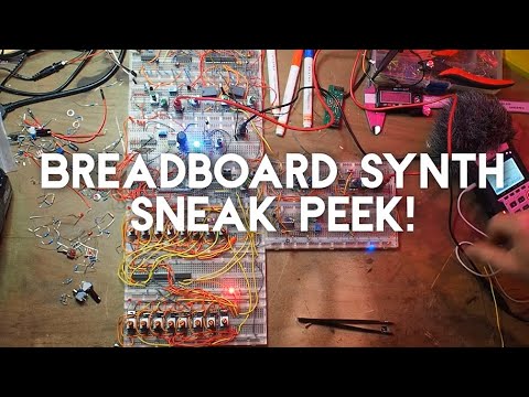 Breadboard Synth - Sneak Peek! - YouTube
