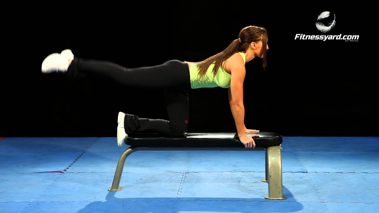 Hip Exercises -- Glute Kickbacks - YouTube