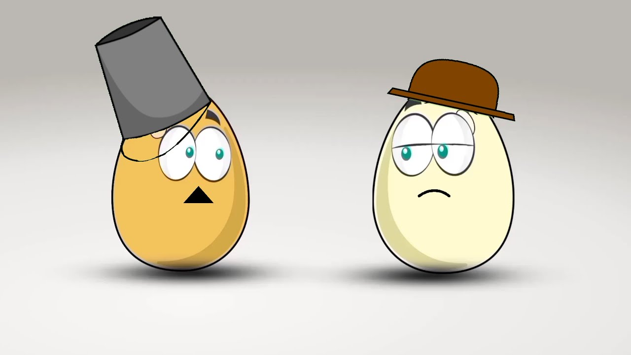Talking food Eggs Battle - YouTube