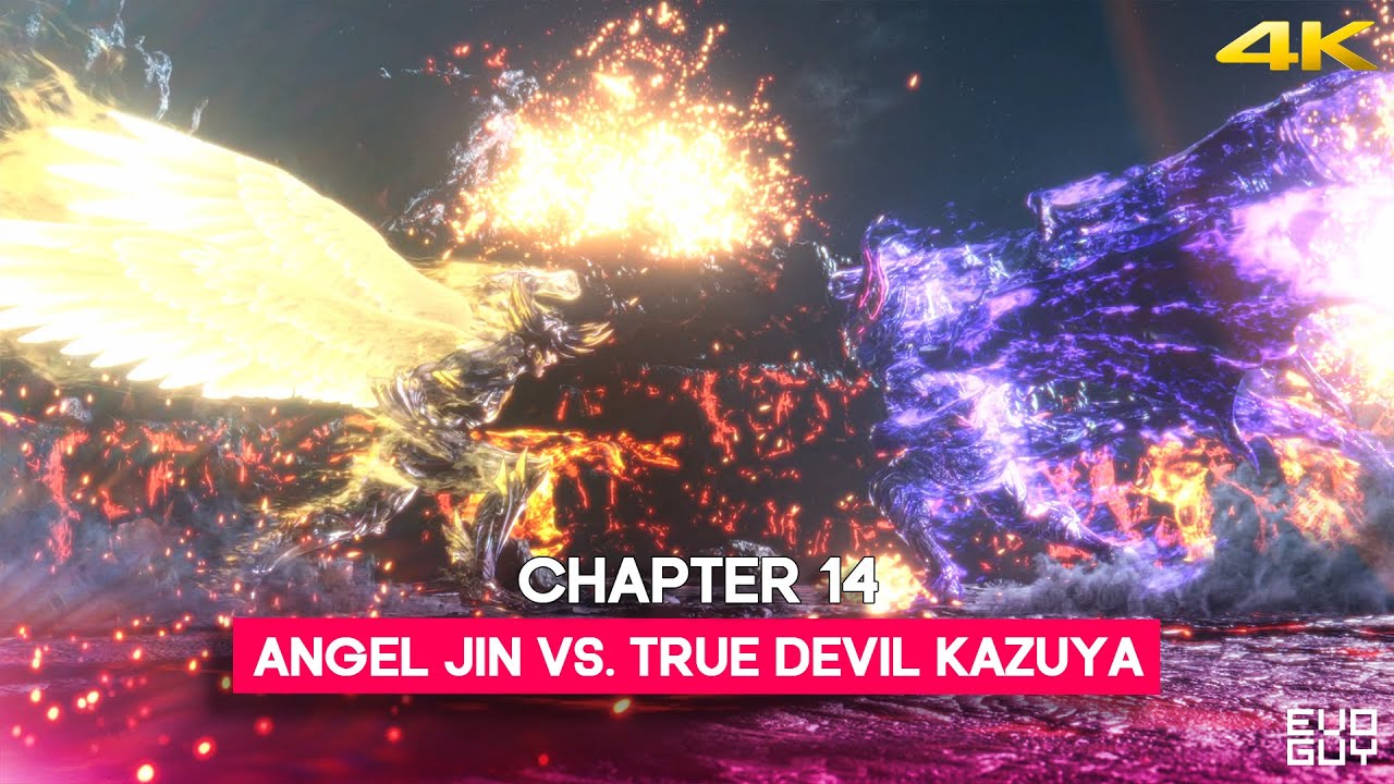 TEKKEN 8 Story Gameplay | Chapter 14 - ANGEL JIN VS. TRUE DEVIL KAZUYA ...