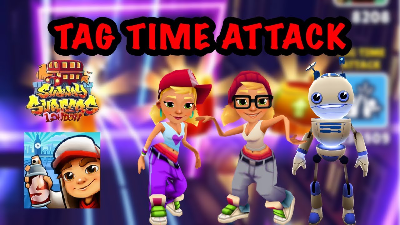 SUBWAY SURFERS: TAG TIME ATTACK | GamePlay - YouTube