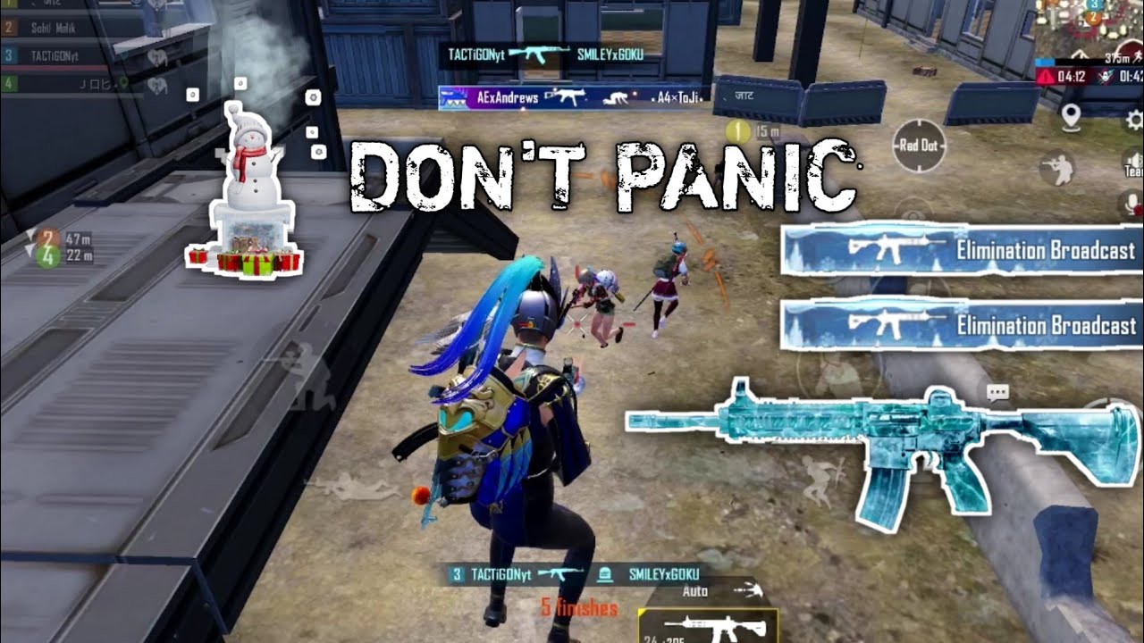 How🤯I Handle These Situations Without Panic | 1v4 Clutches BGMI - PUBG ...