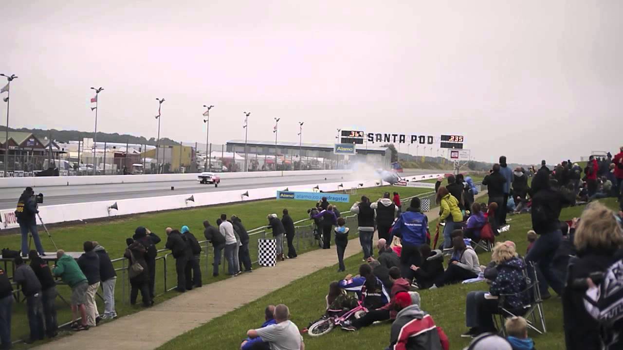 Santa Pod Crash - Graham Ellis - 21st September 2013 - YouTube