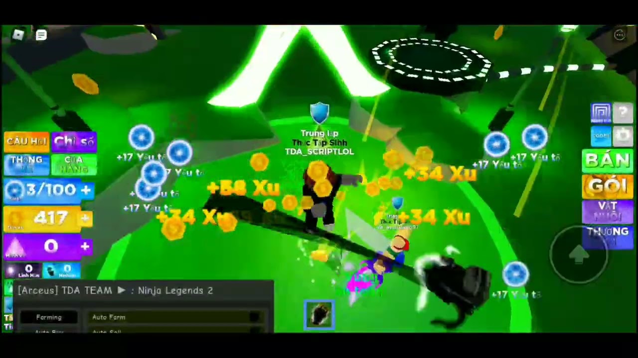 SCRIPT NINJA LEGENDS 2 AUTO FRAM SELL - YouTube