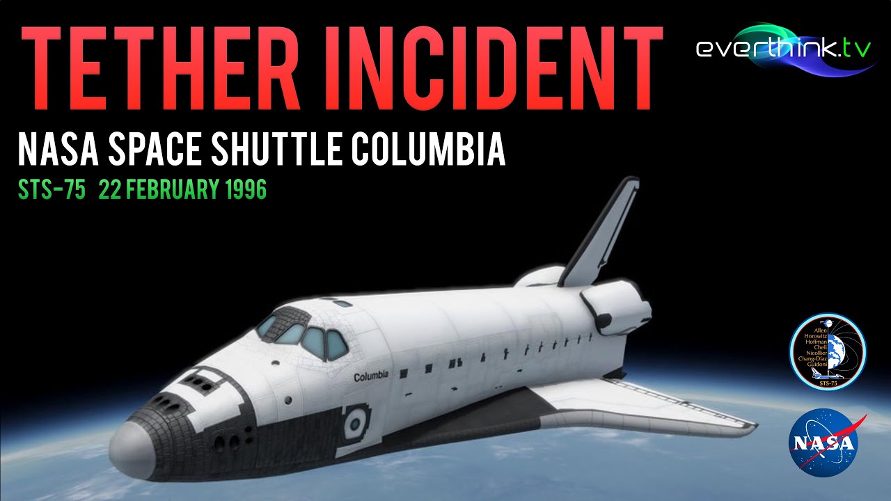 Shuttle Mission STS-75 Tether Incident in 1996 In 4K - YouTube