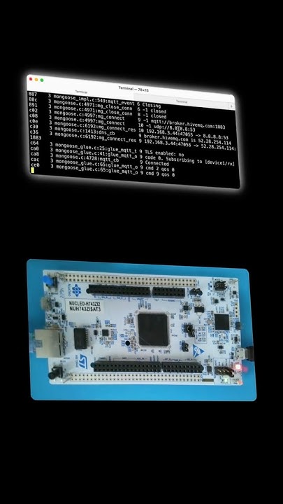Web UI on STM32 with Mongoose Wizard - YouTube
