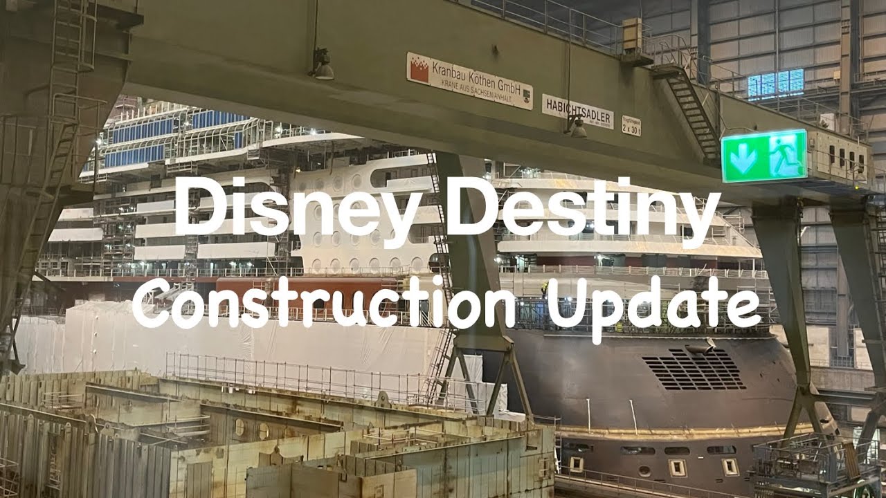 Disney Destiny, Construction Update [4k] 24.01.2025 - YouTube
