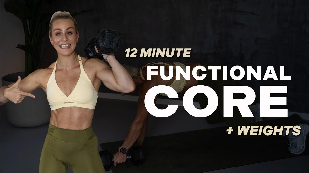 12 MIN FUNCTIONAL CORE WORKOUT | Abs | Fun No Repeat | Best + super ...