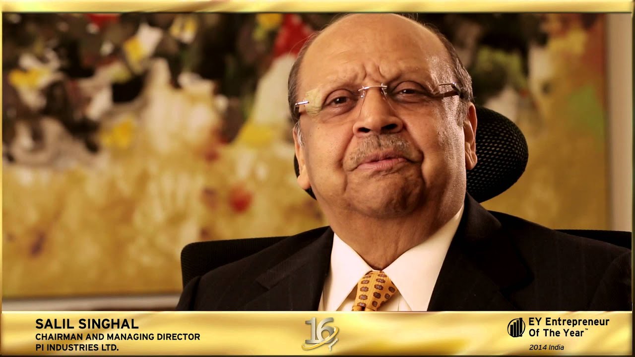 Salil Singhal (PI Industries), EY EOY Category Winner (Life sciences ...