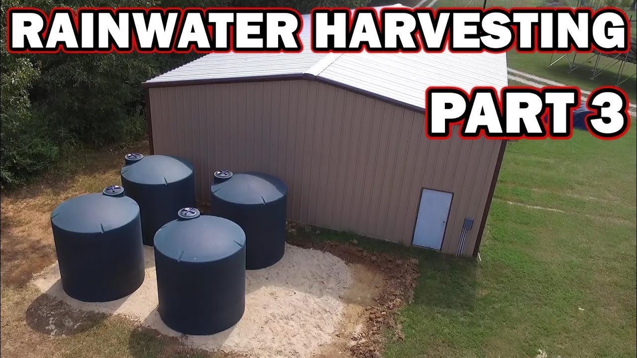 Rainwater Harvesting - How To Connect The Tanks Together | Part 3 - YouTube